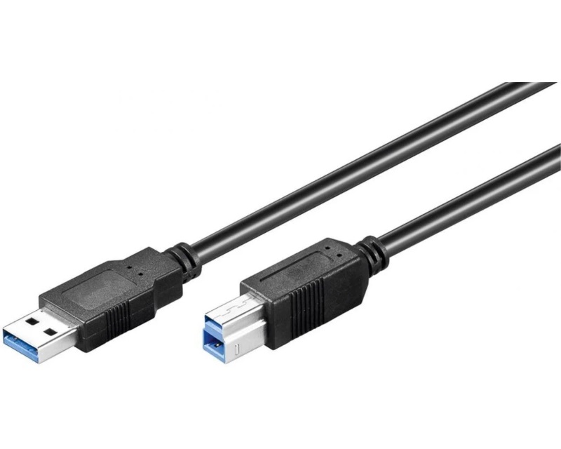 E-GREEN - Kabl USB 3.0 A - USB B M/M 1 m crni
