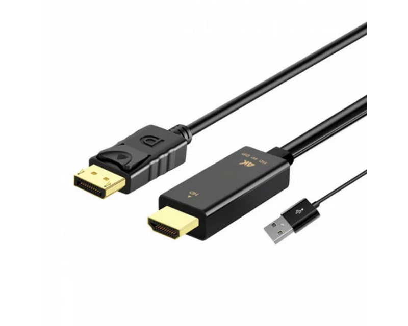 FAST ASIA - Kabl HDMI + USB 2.0 na DisplayPort (m/m) 1.8m