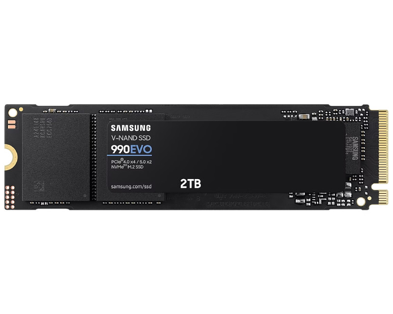 SAMSUNG - 2TB M.2 NVMe MZ-V9E2T0BW 990 EVO Series SSD