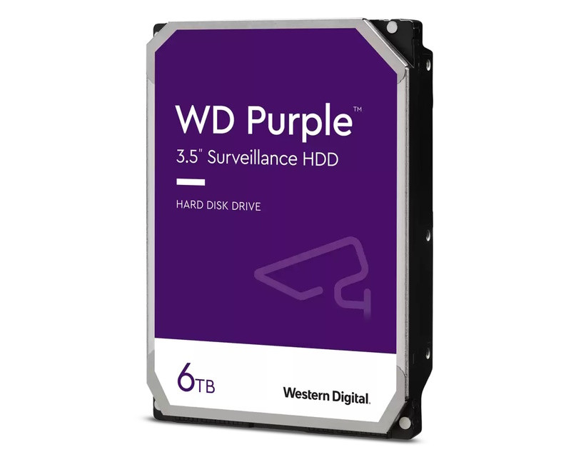 WD - 6TB 3.5 inča SATA III 64MB IntelliPower WD64PURZ Purple hard disk