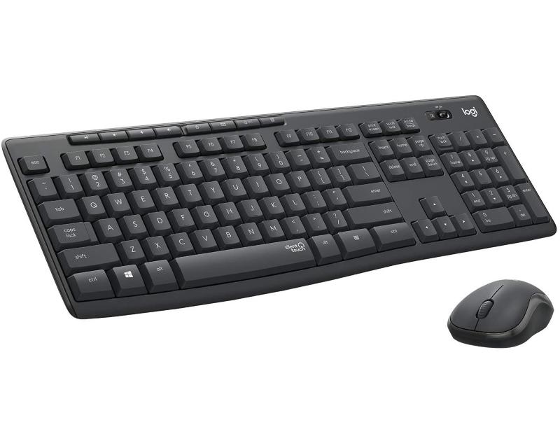 LOGITECH - MK295 Silent Wireless Combo YU tastatura + miš crna
