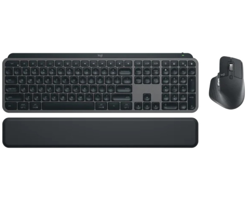 LOGITECH - MX Keys S Combo Graphite Wireless Desktop US tastatura + miš
