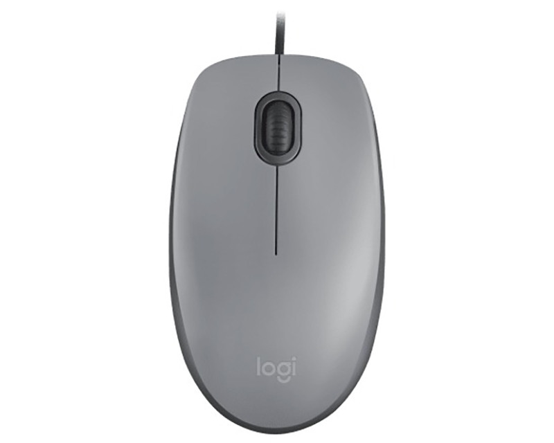 LOGITECH - M110 Silent Optical sivi miš