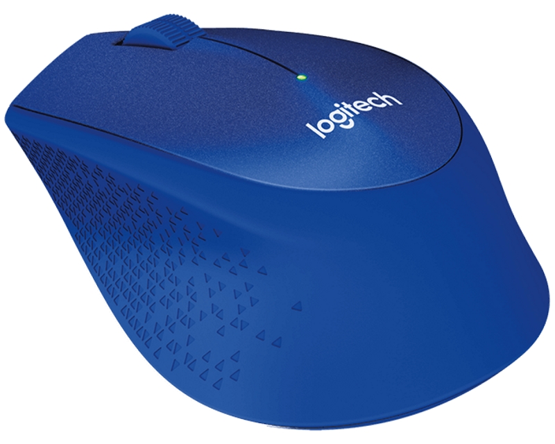 LOGITECH - M330 Silent Plus Wireless plavi miš