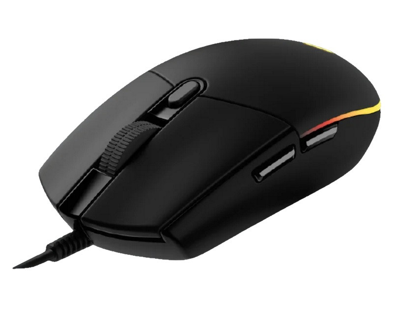 LOGITECH - G203 Lightsync gaming crni miš