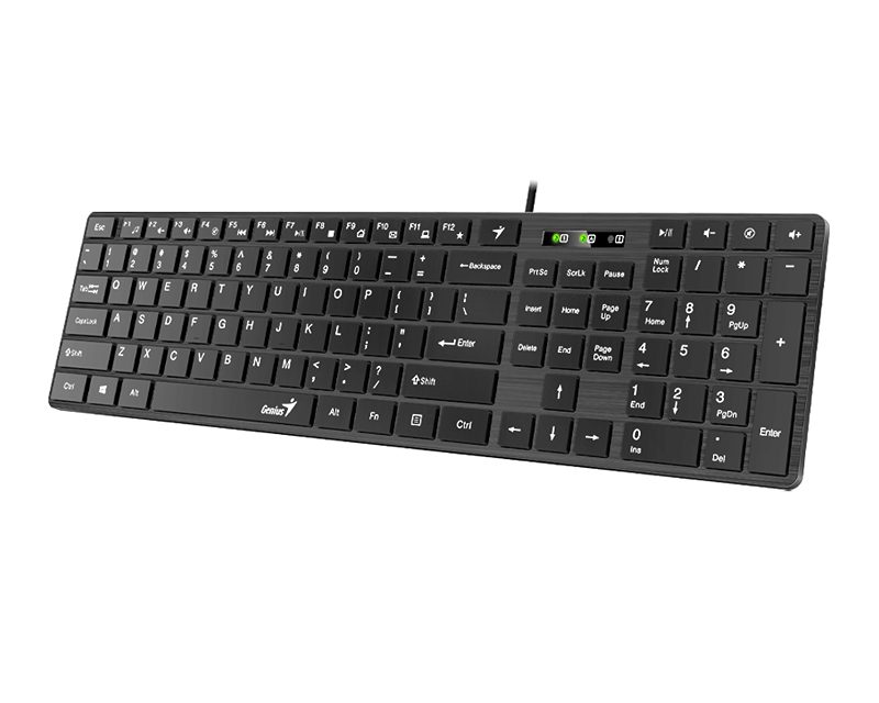 GENIUS - SlimStar 126 USB YU crna tastatura