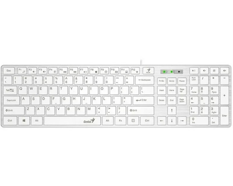 GENIUS - SlimStar 126 USB YU bela tastatura