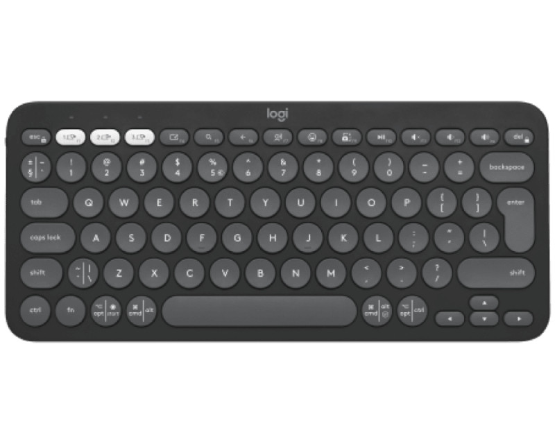 LOGITECH - K380s Bluetooth Pebble Keys 2 US Graphite tastatura