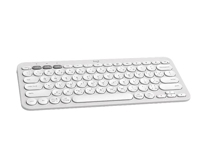 LOGITECH - K380s Bluetooth Pebble Keys 2 US bela tastatura