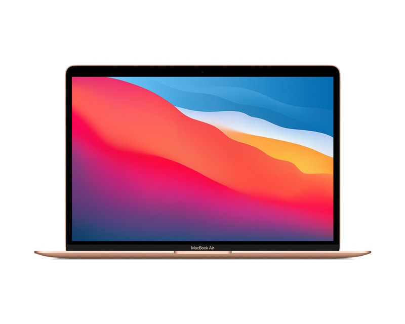 APPLE - MacBook Air 13.3 inch M1 8-core CPU 7-core GPU 8GB 256GB SSD Gold laptop (mgnd3ze/a)