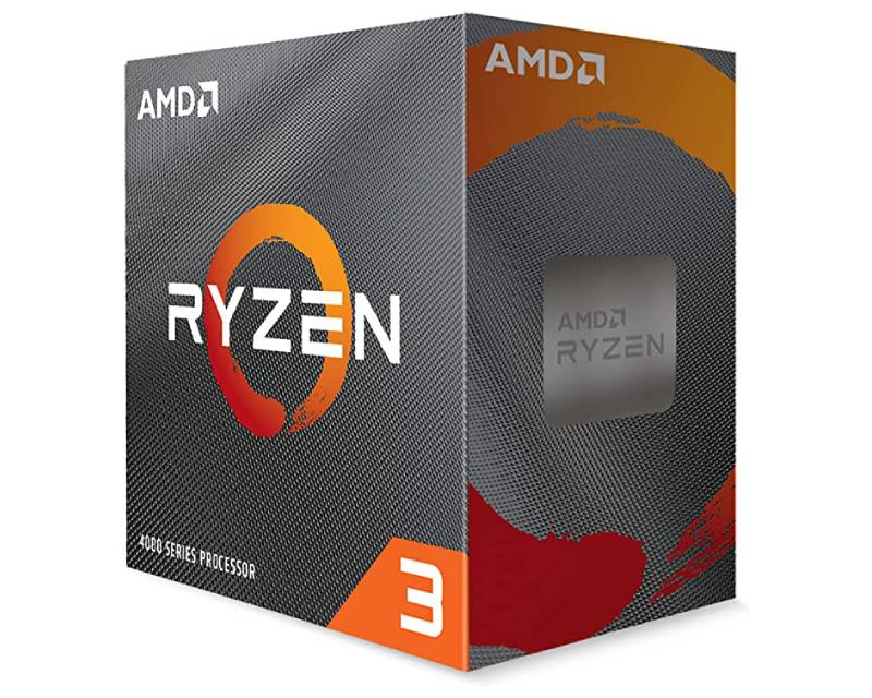 AMD - Ryzen 3 4100 4 cores 3.8GHz (4.0 GHz) Box procesor