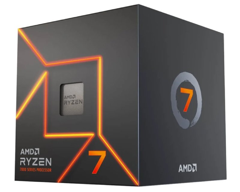AMD - Ryzen 7 7700 8 cores 3.8GHz (5.3GHz) Box procesor