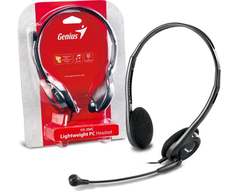 GENIUS - HS-200C slušalice sa mikrofonom