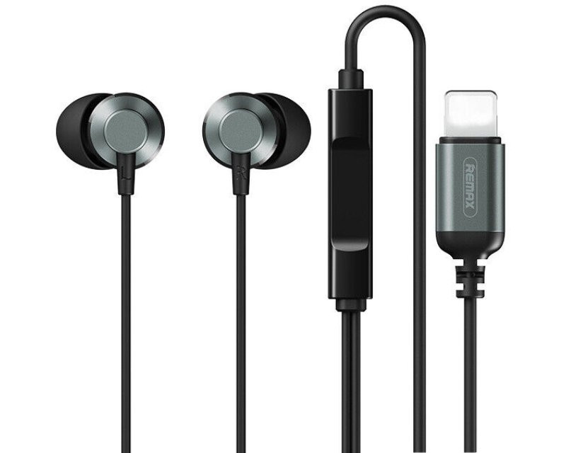 REMAX - Slušalice bubice žičane TIP C crne