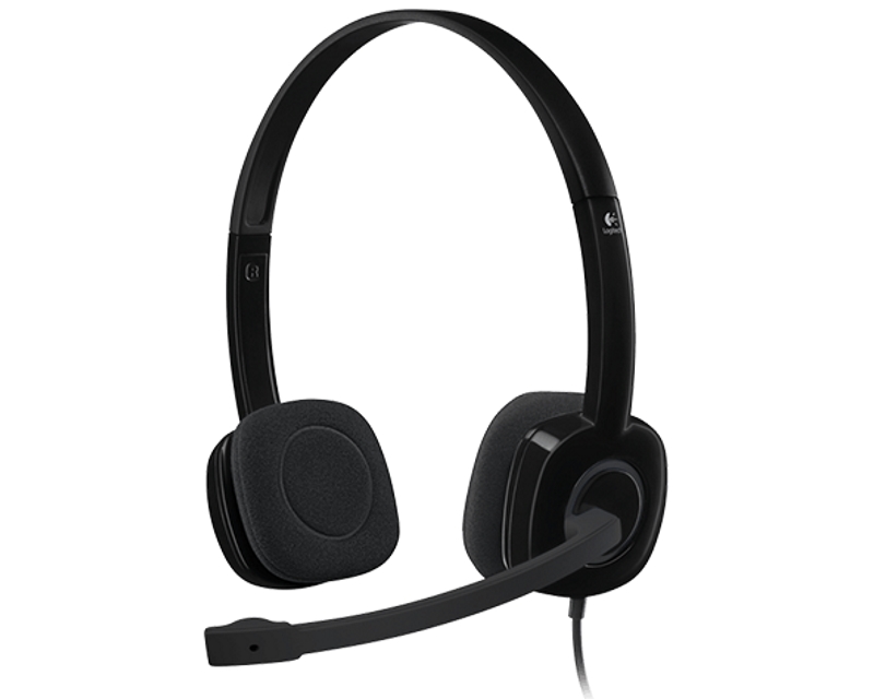 LOGITECH - H151 Stereo Headset single jack slušalice sa mikrofonom crne