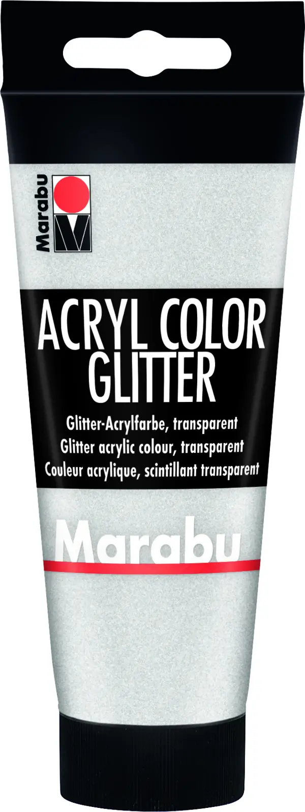 Marabu Akrilna boja, 100ml, Glitter srebrna