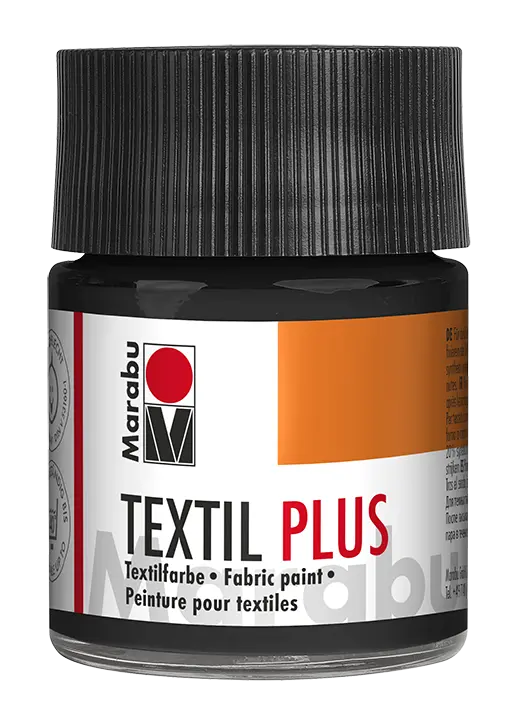 Marabu Boja za tekstil Textil plus 50ml, Crna