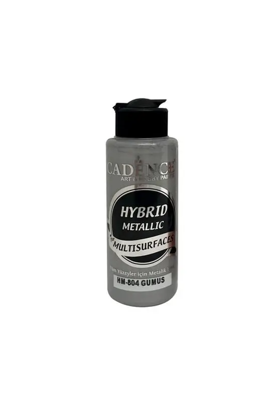 Cadence Hybrid akrilna boja, Metalik, 120ml, Srebrna