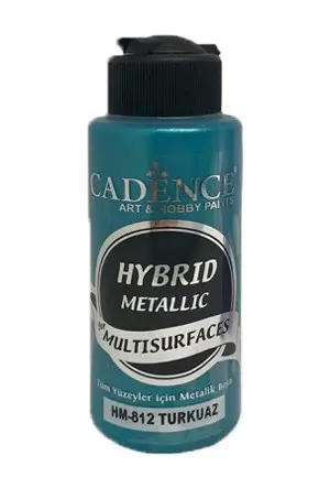 Cadence Hybrid akrilna boja, Metalik, 120ml, Tirkizna