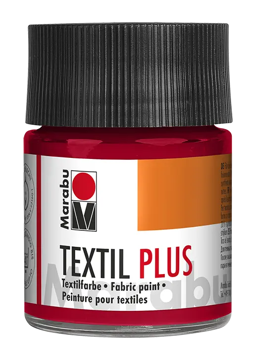 Marabu Boja za tekstil Textil plus 50ml, Tamnocrvena