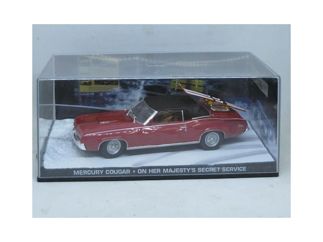 1:43 altaya 007 mercury cougar