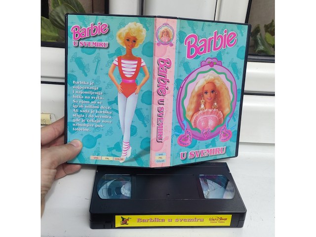 BARBIE,BARBI U SVEMIRU retki VHS CRTANI FILM