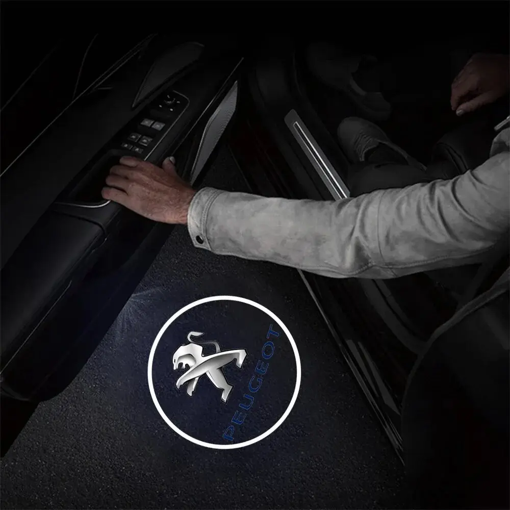 Peugeot Auto logo projektor za vrata