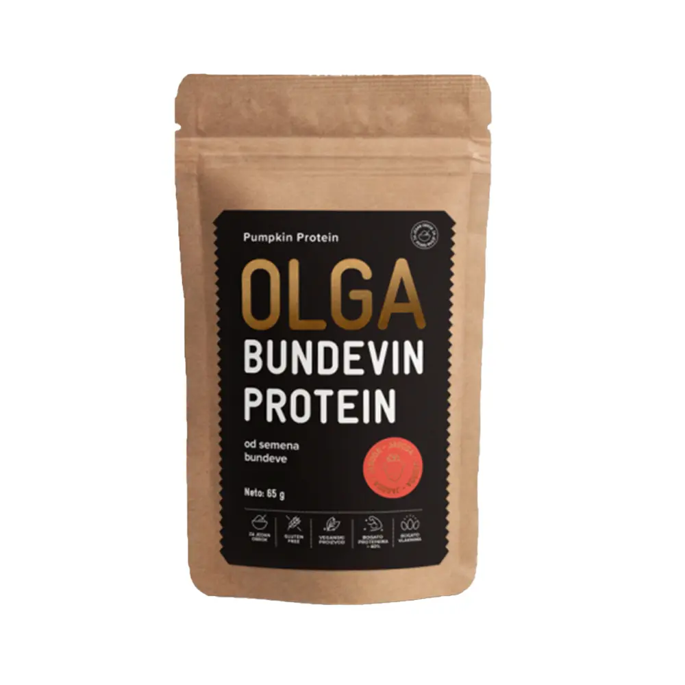 OLGA Bundevin protein, Jagoda, 65g