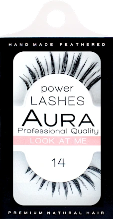 AURA
Power Lashes umjetne trepavice – 14, 1 kom