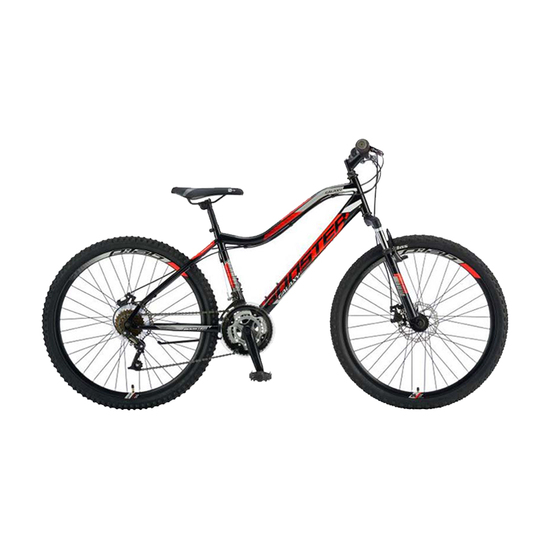 Bicikl Booster GALAXY FS Disk B260S01220 Black-Red, Crna / Crvena, 18 brzina