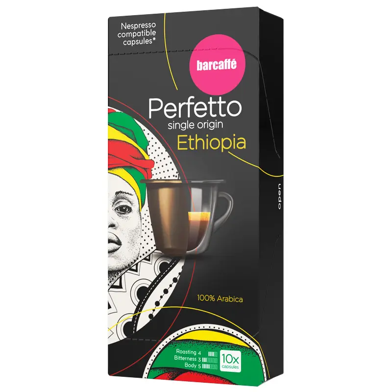 BARCAFFE Kapsule za Perfetto single origin espresso Ethiopia Nespresso 10/1