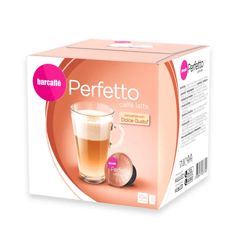 BARCAFFE Kapsule za Dolce Gusto Perfetto Caffe Latte 10/1