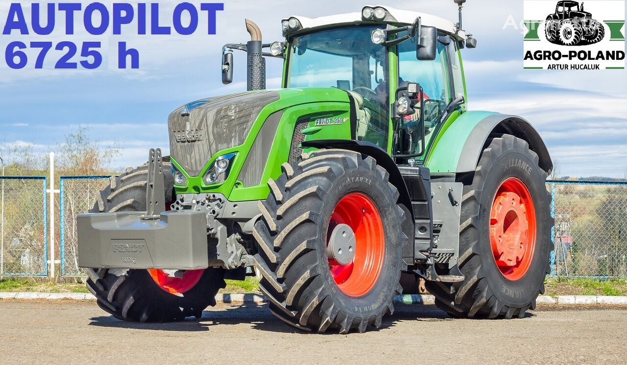 Fendt 939 - 6725 h - AUTOPILOT - 560 BAR - 2017 ROK traktor točkaš