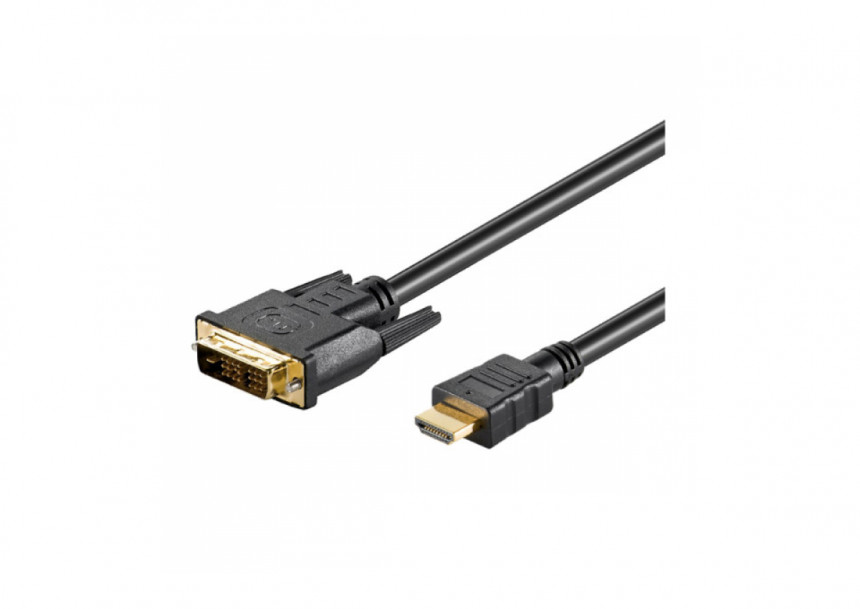 Kabl S.S. HDMI na DVI 24+1 crni 1.8m