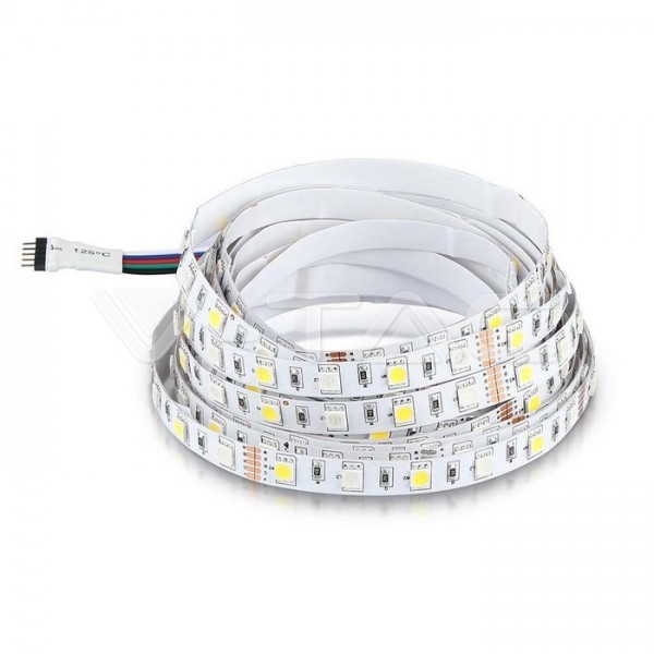 Led traka 5050 RGB+3000K 60d IP20 V-TAC pakovanje 5m