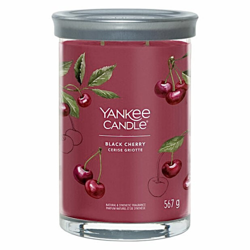Black Cherry Signature Tumbler mirisna sveća - velika (trešnja, cimet, badem...)