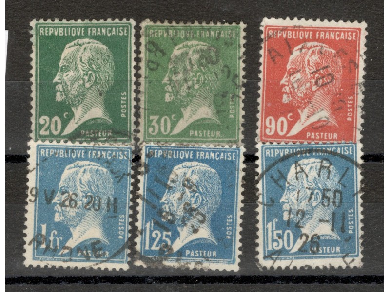 FRANCUSKA - 6 ZIGOSANIH MARKA - 1926.