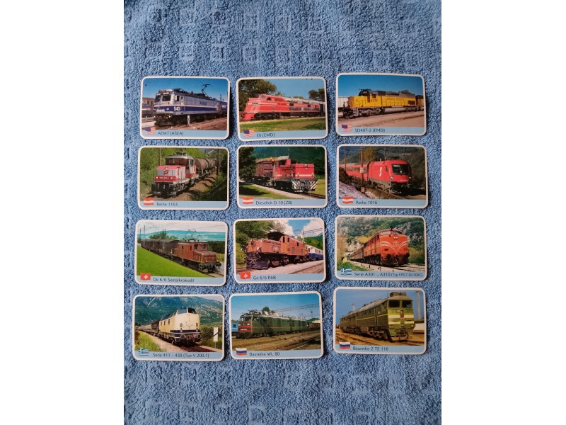 36 ODLIČNIH KARTICA VOZOVA
