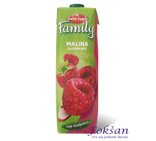 Nectar Family sok malina-jabuka 1L