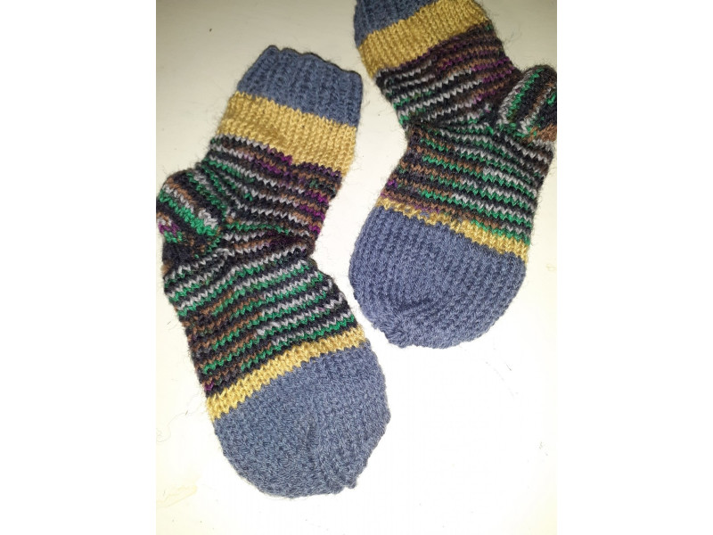 Tanke Baby dečje vunene čarape za proleće Ručni rad
