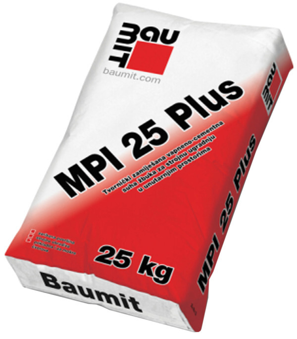 Kalk-Zement-Maschinenputz BAUMIT MPI 25 PLUS