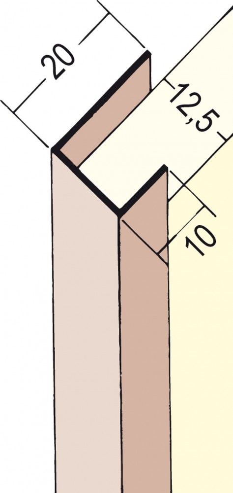 Obrubni profil PVC PROTEKTOR 3741, 3747