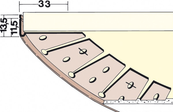 Završni profil PVC PROTEKTOR 3768