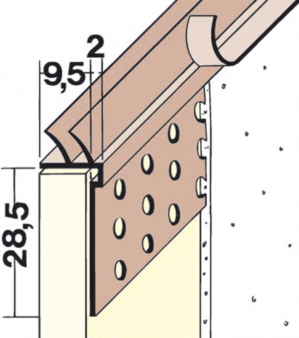 Završni profil PVC PROTEKTOR 3784
