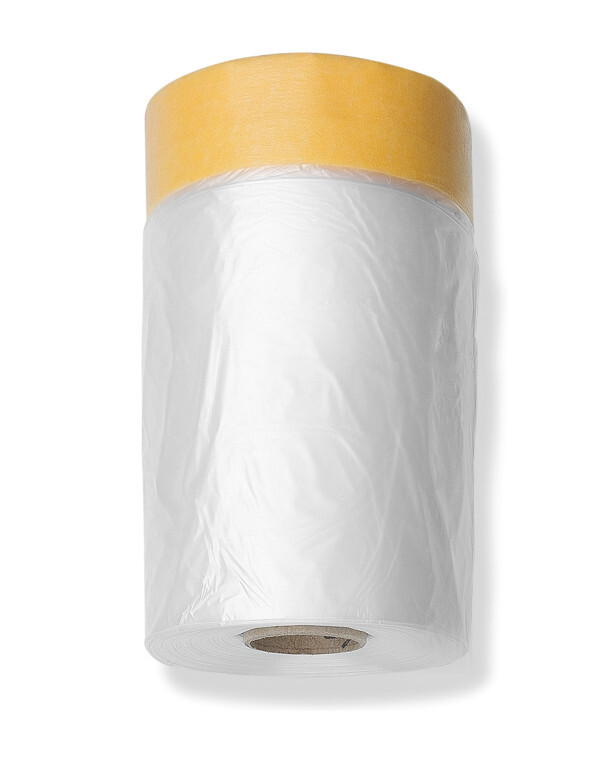Klebeband Papierband LORENCIC Gold mit Abdeckfolie COVER-MASQ