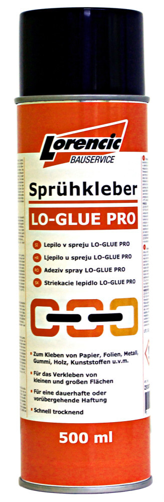Ljepilo u spreju LORENCIC LO-GLUE PRO 500 ml