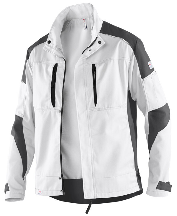 Bundjacke KÜBLER ACTIVIQ - weiß/anthrazit