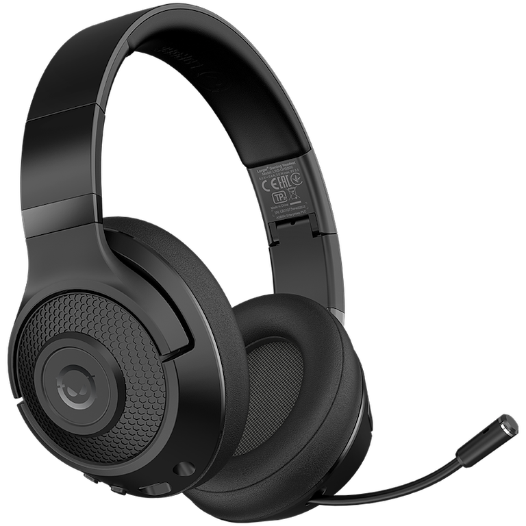 LORGAR Noah 500, Wireless Gaming headset with microphone, JL7006, BT 5.3, battery life up to 58 h (1000mAh), USB (C) charging cable (0.8m), 3.5 mm AUX cable (1.5m), size: 195*185*80mm, 0.24k