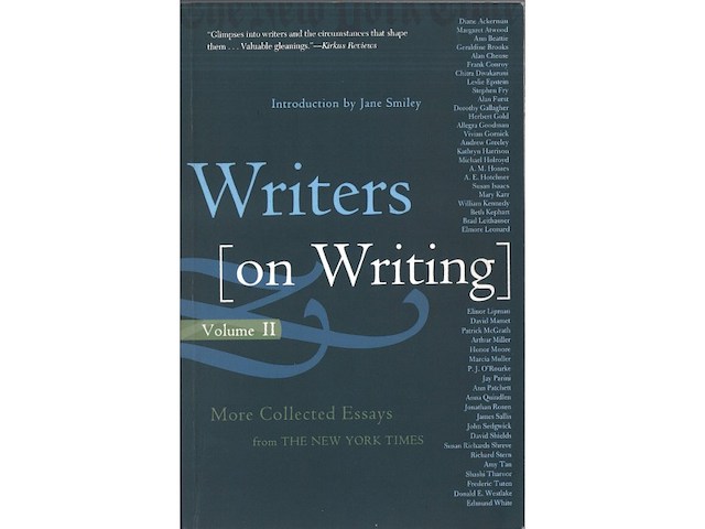 WRITERS (ON WRITING) 2 (from The New York Times)