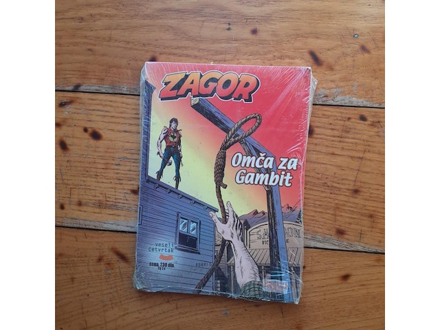 ZAGOR 60 - OMČA ZA GAMBIT NOVO U CELOFANU